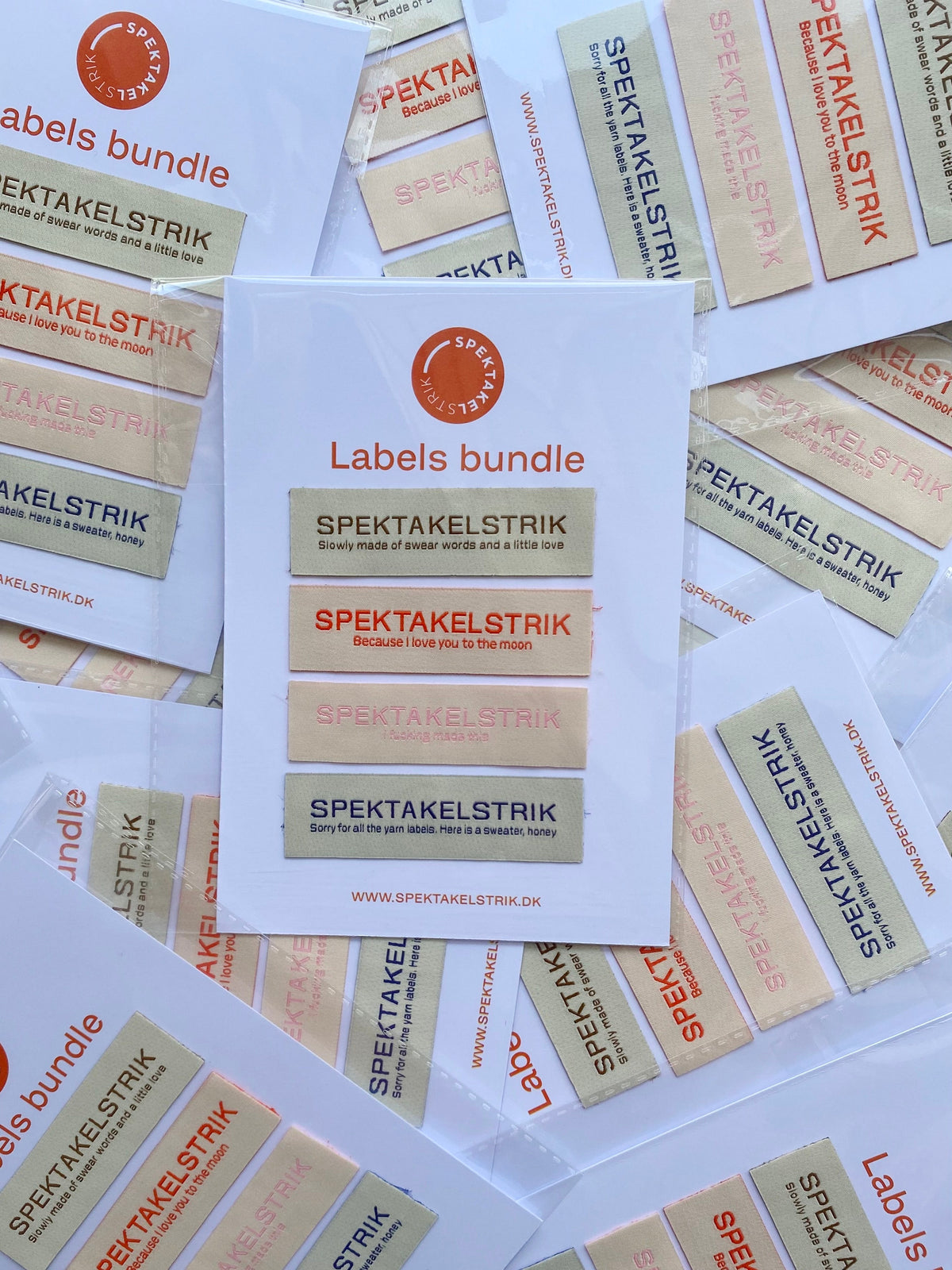 Labels - Aufnäher - spektakelstrik Bundle — WOLLEN berlin